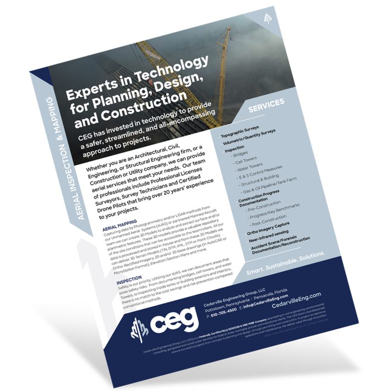 Aerial Inspections & Mapping - CEG- Cedarville Engineering Group, LLC